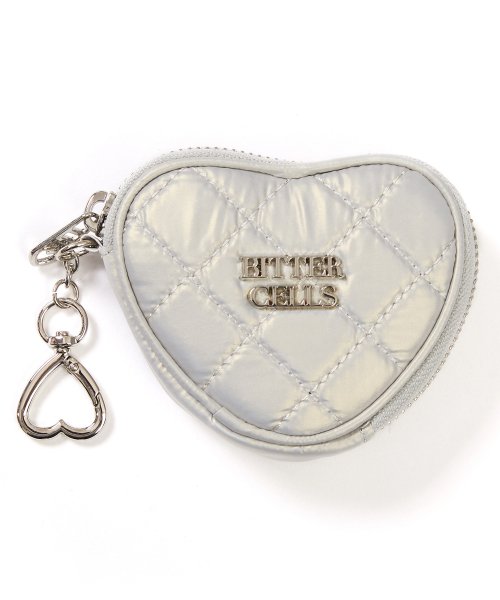 MUSINSA | BITTERCELLS Glossy Coin Pocket - Silver