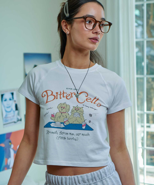 MUSINSA | BITTERCELLS Cuz&Mus Friends Tee-White