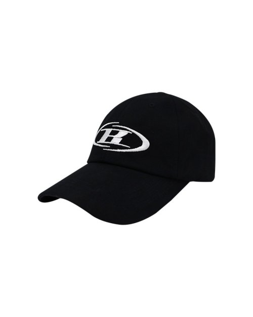 MUSINSA | BORN TO WIN B SYMBOL BIG LOGO BALL CAP [BLACK]