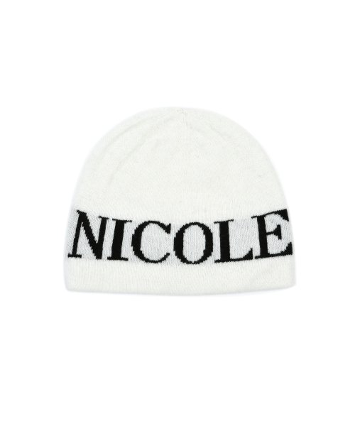 닉앤니콜(NICK&NICOLE) CASHMERE LETTERING JAQUARD BEANIE_IVORY - 사이즈 & 후기 | 무신사