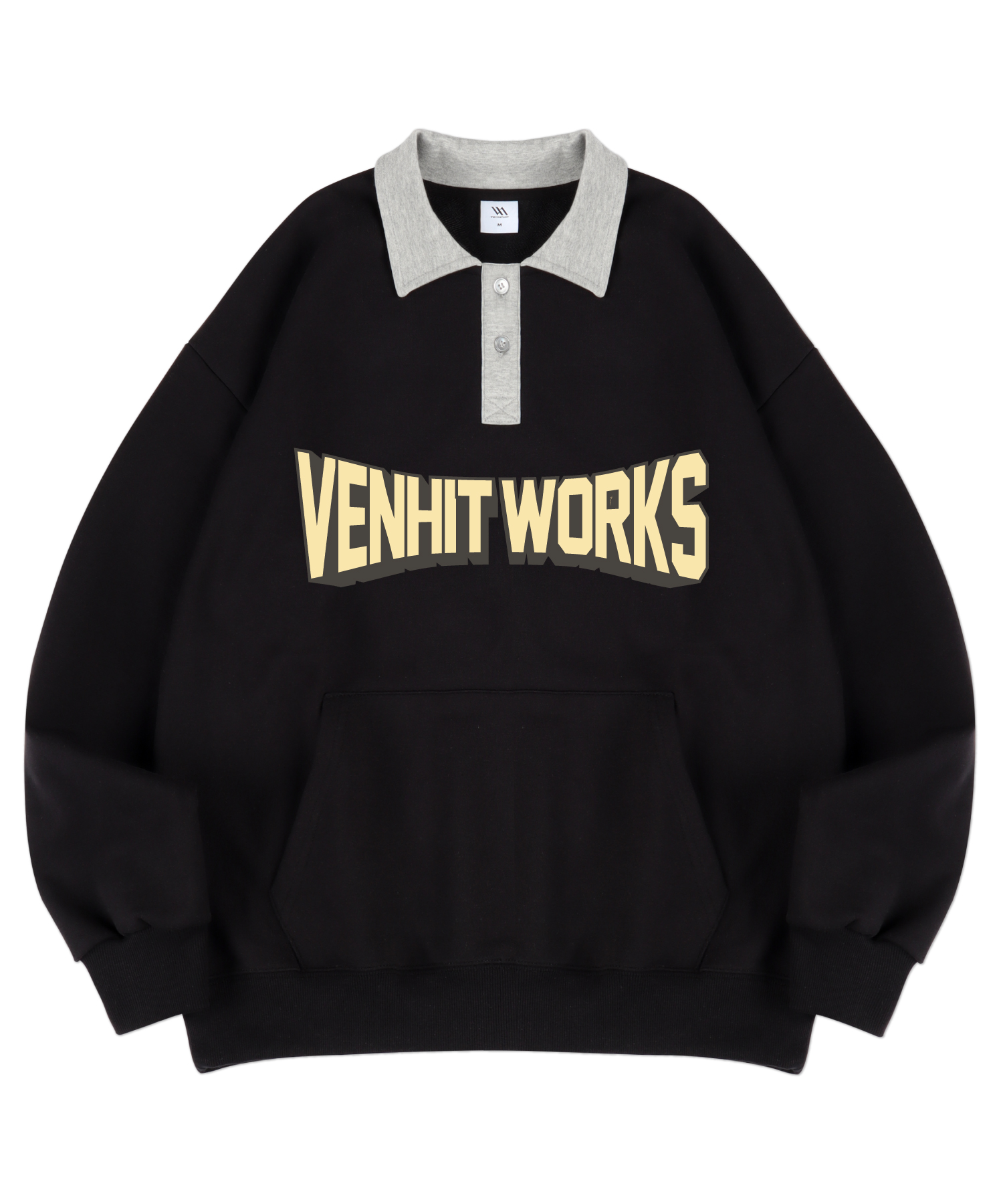 VENHIT VNHT WORKS 翻領撞色寬版T (Creatrip)