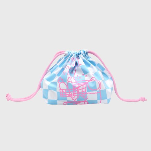 MUSINSA | EARPEARP SHOPPING POPO-BLUE (STRING POUCH)