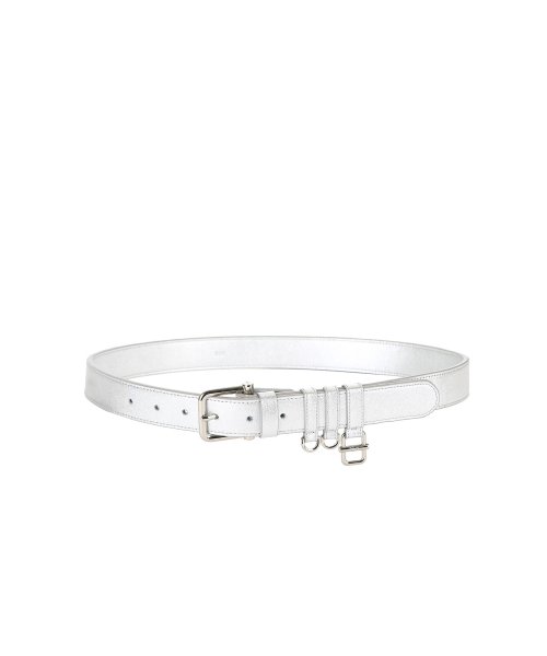 MUSINSA | OSOI RING BELT [SILVER]