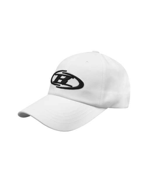MUSINSA | BORN TO WIN B SYMBOL BIG LOGO BALL CAP [WHITE]