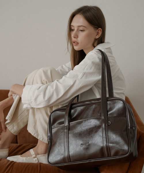 MUSINSA | LENEE B Randy Shoulder Bag Deep Brown