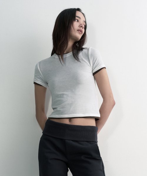 MUSINSA | STUDIOTABLE SOFT WOOL SIMBOL TOP, IVORY
