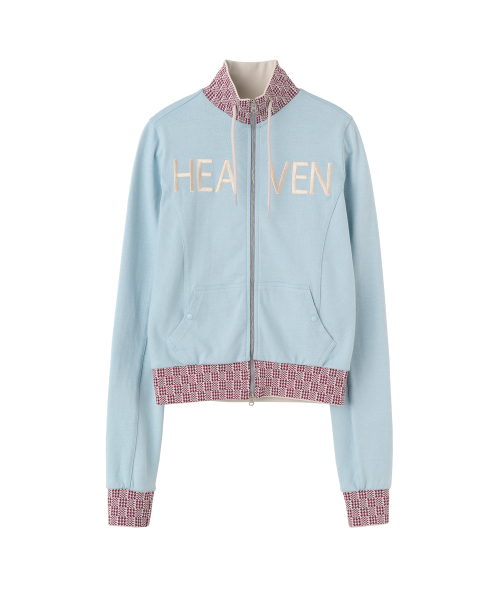 스컬프터(SCULPTOR) Heavenly Gingham Track Jacket Baby Blue - 사이즈 & 후기 | 무신사