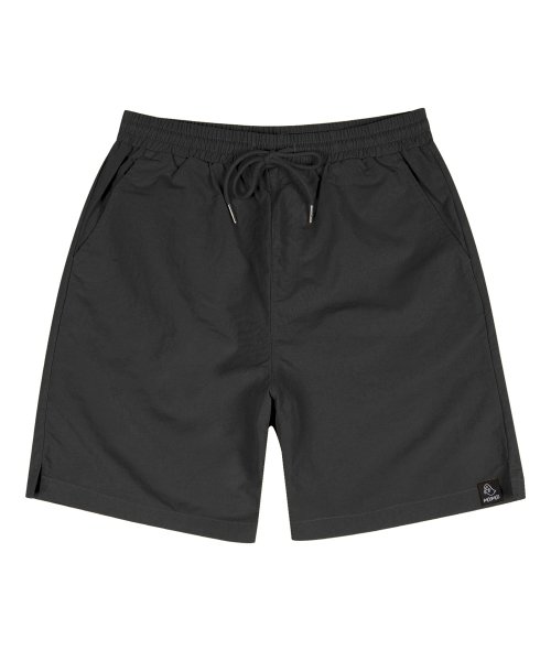 MUSINSA | MOZMOZ Nylon banding basic shorts black