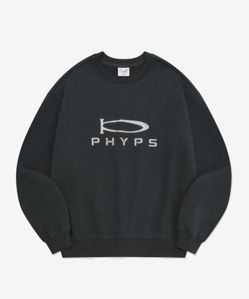 MUSINSA | PHYPS P-ACTIVE SILICON CREWNECK DARK CHARCOAL