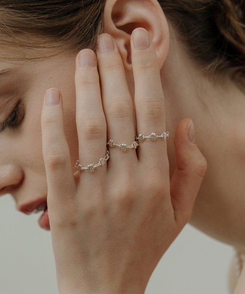 MUSINSA | TOU [Silver925] WE003 Chain harmony ring