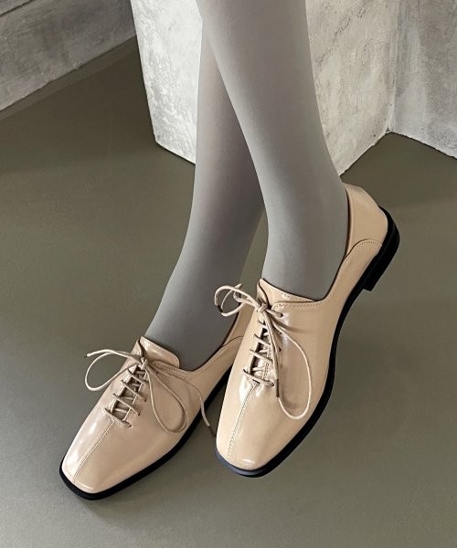 MUSINSA | AVISPA Verona Verona Square Toe Two Way Lace Up Loafer_L018_3colors_1cm