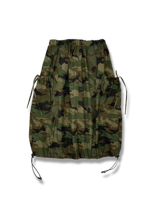 MUSINSA | KOOKEESEE camouflage string skirt