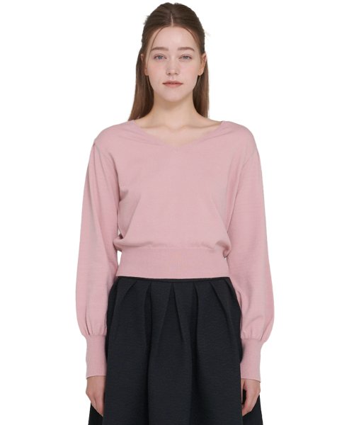 MUSINSA | SIWEOL107 emma puff knit (pink)