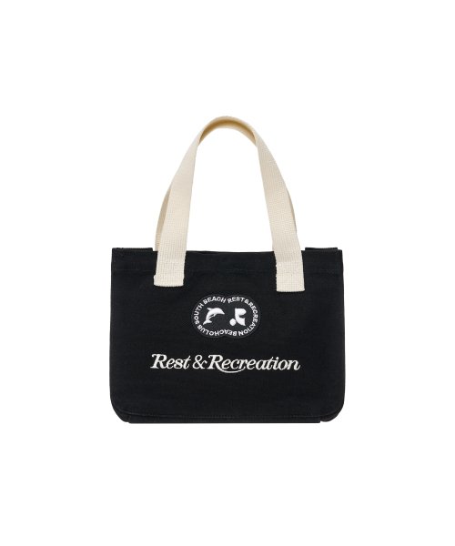 MUSINSA公式 | REST&RECREATION RR CANVAS TOTE BAG_BLACK