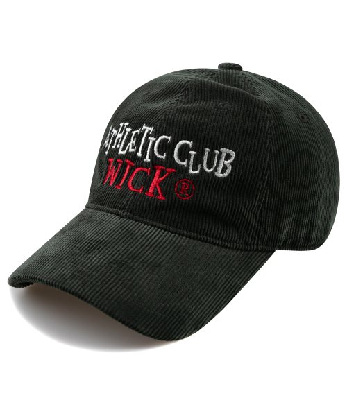 MUSINSA | WICK ATHLETIC CLUB CORDUROY BALL CAP-TEAL