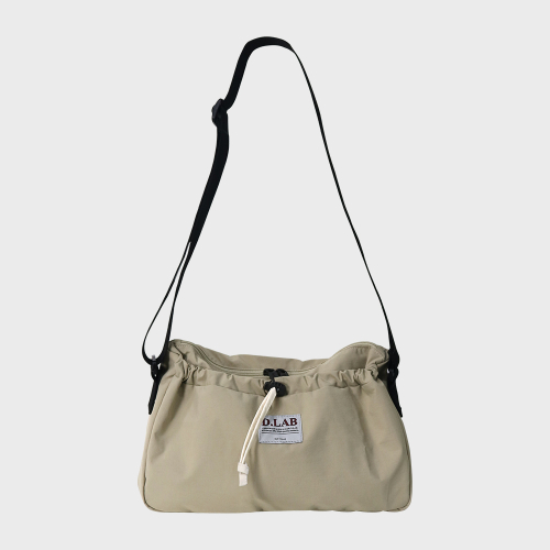 MUSINSA | D.LAB Winsome Messenger String Crossbody Bag -beige