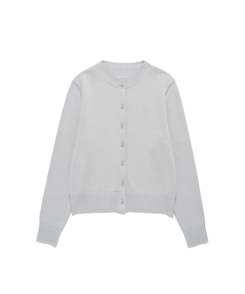 MUSINSA | AVAM HOME Button Knit Cardigan Grey