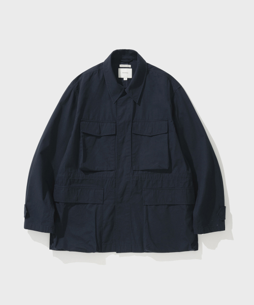 셔터(SHIRTER) COTTON SILK NEP UTILITY JACKET (NAVY) - 사이즈 & 후기 | 무신사