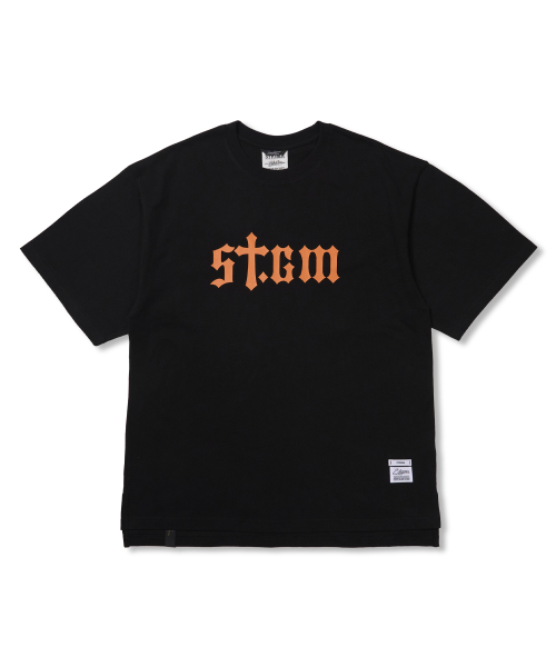 스티그마(STIGMA) STGM Logo Oversized Short Sleeves T-Shirts Black - 사이즈 ...