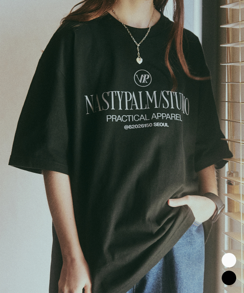 MUSINSA | NP STUDIO NP PRACTICAL LOGO T-SHIRT 2COLOR