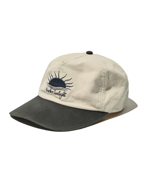 MUSINSA | PARTIMENTO VTG Washed Sunlight Ball Cap Ivory Navy