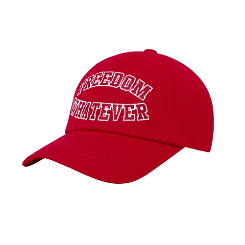 MUSINSA | FREEDOM Whatever Ball Cap (Red)
