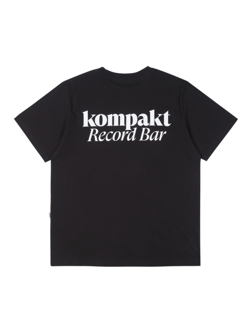 MUSINSA | KOMPAKT RECORD BAR KRB Basic Logo T-shirt - Black
