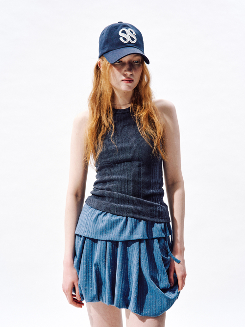 MUSINSA | SOMSOC FENCE TANK TOP_CHARCOAL