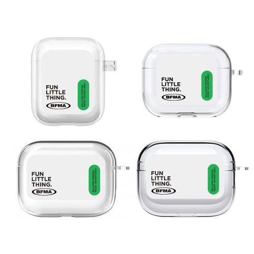 MUSINSA公式 | BALLOON FRIENDS AirPod Clear Case - FLT White