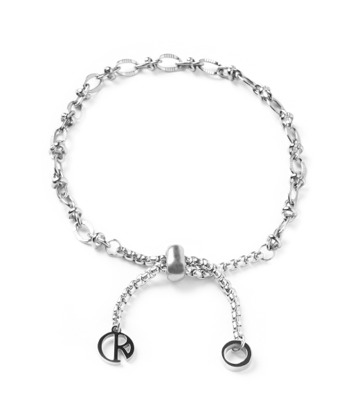 데꼬로소(DECOROSO) 남녀공용 홀스 라운딩 크로스 써지컬 체인 피팅 팔찌 - 후기 | 무신사