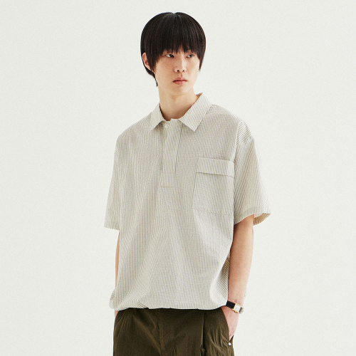 MUSINSA | KIIMUIR Striped string collar top_2 COLOR