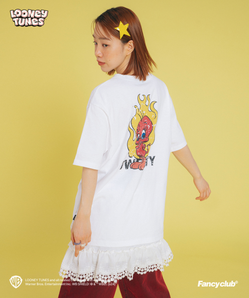 MUSINSA | FANCY CLUB [FANCY x TW] Hot Tweety Boxy (WHITE)_F24TW2010