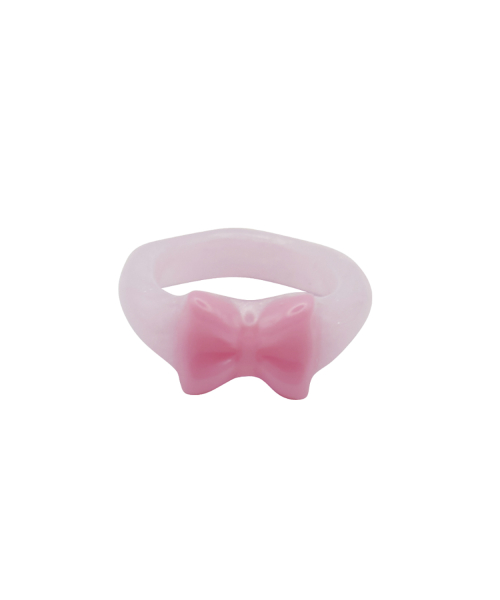 MUSINSA | NFF promise ribbon ring-pink
