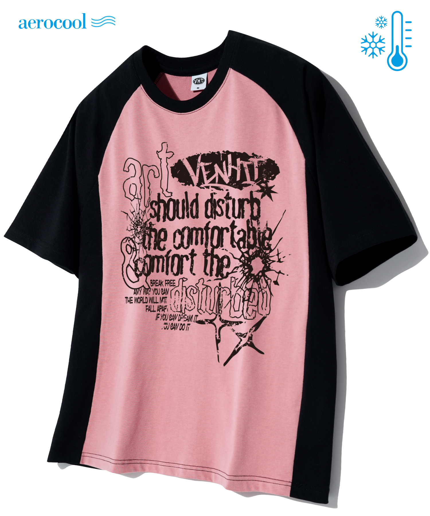 VENHIT Disturbed 撞色T恤 (Creatrip)