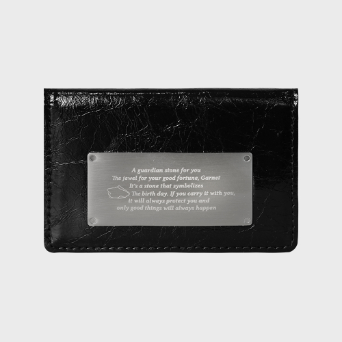 MUSINSA | D.LAB Bonner Birthstone Engraved Business Card Card Wallet ...
