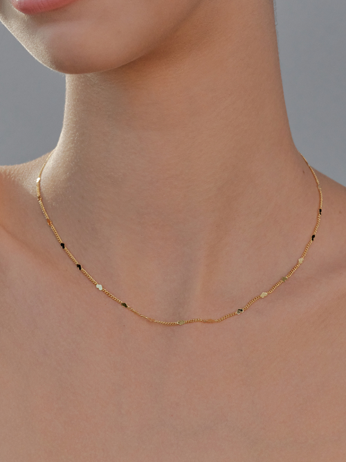 MUSINSA公式 | HEI heart chain necklace