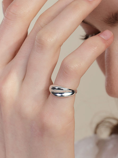 MUSINSA | HEI [sv925] bold pinkie ring