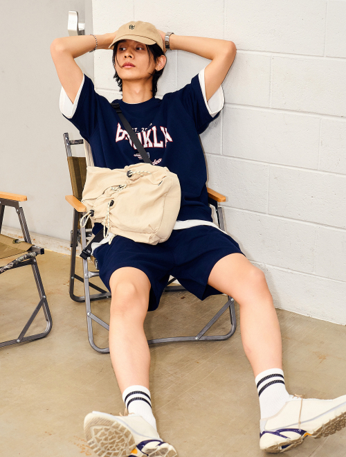 MUSINSA | GENERAL IDEA Brooklyn Mini Zurry Half Set [NAVY] / SBD2U51042SET