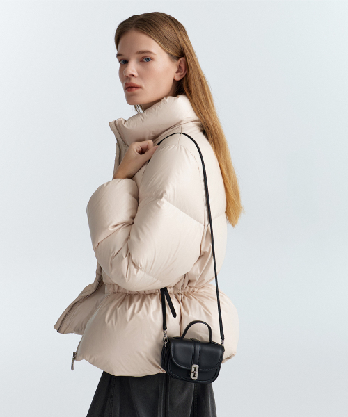 분크(VUNQUE) Festone Leather Saddle Piccolo (페스토네 레더 새들 피콜로) Black - 사이즈 ...