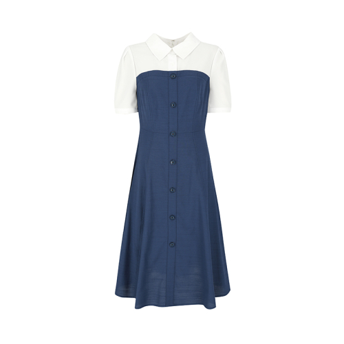 MUSINSA | SOUP Bustier Half Sleeve Flared Dress (SA4OPM3)