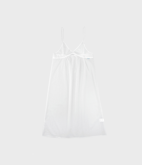 MUSINSA | MMOGARDEN nylon layered ops white