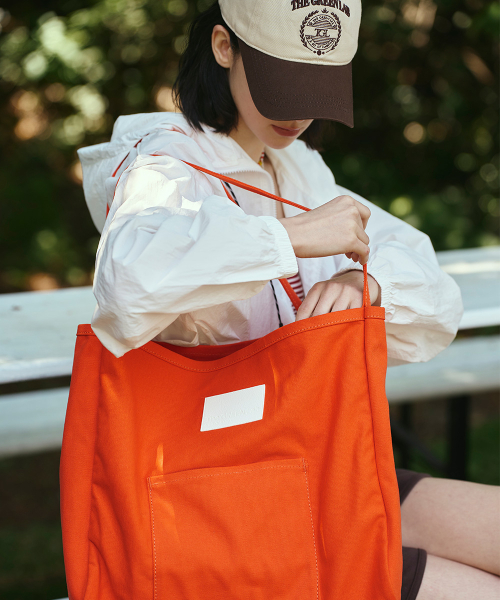 MUSINSA公式 | THE GREEN LAB Travel Eco Shoulder Bag [Orange]