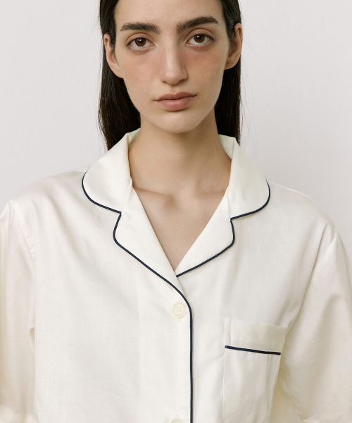 MUSINSA | JO'S LOUNGE (w) Classic Cotton Short Pajama Set