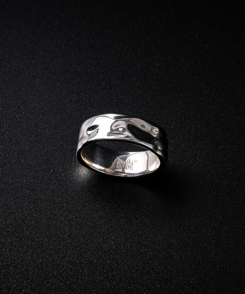MUSINSA | BROWNBREATH DOUGH LOOP RING - SILVER