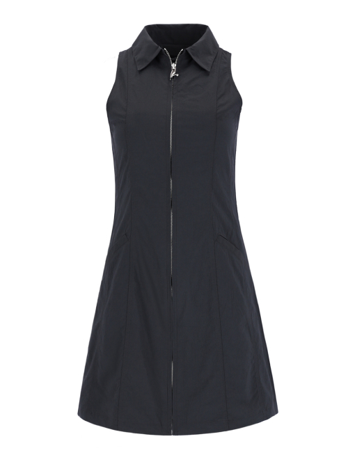 MUSINSA | REHEAT Symbol Detail Sleeveless Dress_Gray