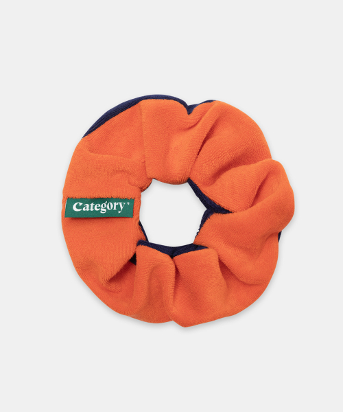 MUSINSA | CATEGORY9 TERRY SCRUNCHIE_ORANGE