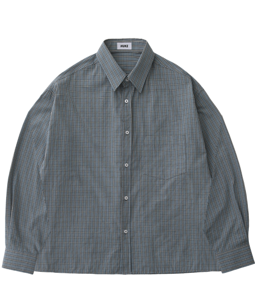 MUSINSA | HUKE Mate Check Shirt (Green)