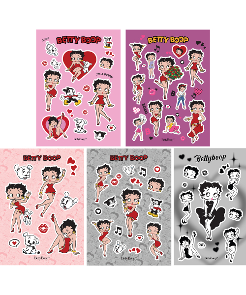 Betty boop stickers store