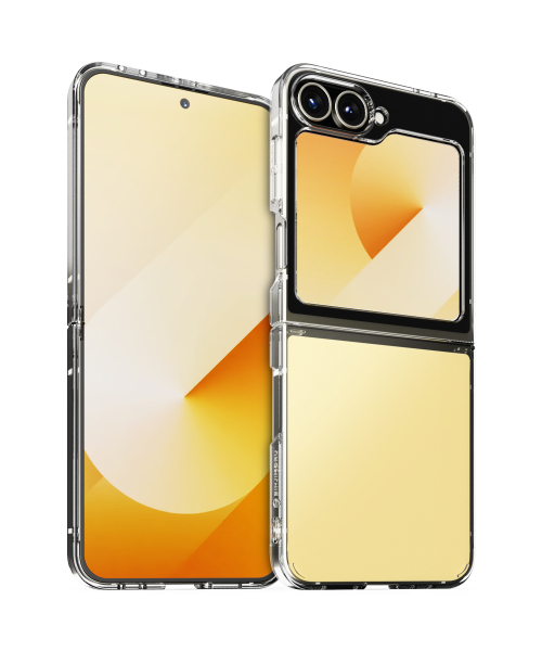 MUSINSA | SINJIMORU Galaxy Z Flip 6 Aerofit Slim Transparent Phone Case