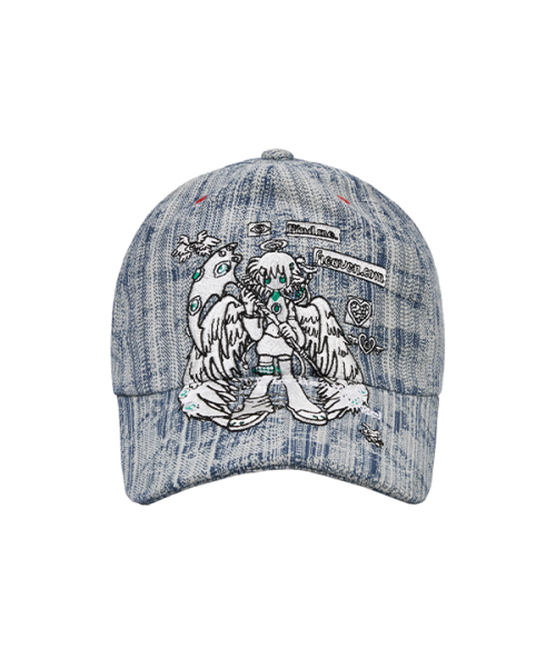 유쓰배쓰(YOUTHBATH) YB X Oliwa Ball Cap_DENIM - 사이즈 & 후기 | 무신사